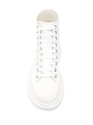 Alexander McQueen Tread Slick Boots - White