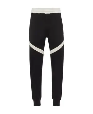 Alexander McQueen Two-tone Panelled Track Pants - Black