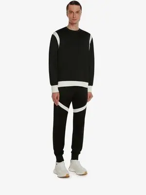 Alexander McQueen Two-tone Panelled Track Pants