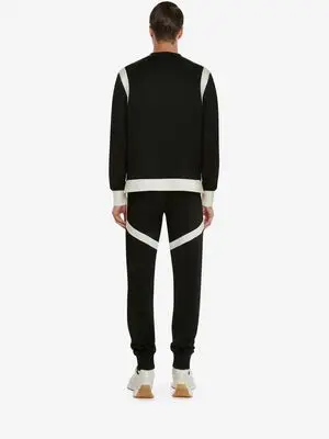 Alexander McQueen Two-tone Panelled Track Pants