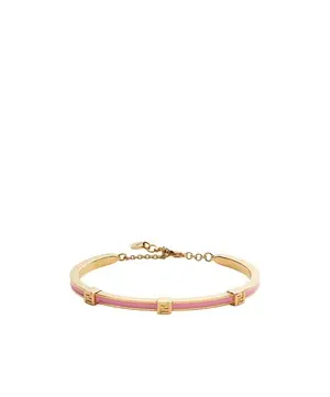 Fendi Forever Bracelet With Ff Logo Detail - Pink
