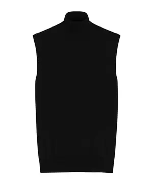 Sportmax Sleeveless Turtleneck Fine Wool Jumper