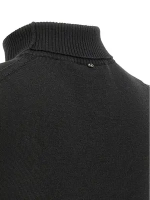 Sportmax Sleeveless Turtleneck Fine Wool Jumper - Black