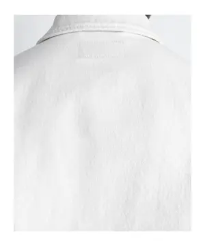 LEMAIRE Cropped Denim Jacket - Milk