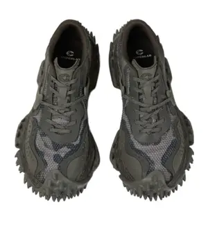 Camper Lace-up Sneakers With Rivet Details - Grey