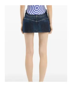 JEAN PAUL GAULTIER Denim Midi Skirt