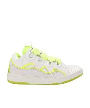 LANVIN Curb Lace-up Sneakers - White
