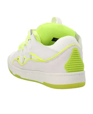 LANVIN Curb Lace-up Sneakers - White