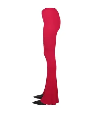 Dsquared2 Ribbed Knit Fla Trousers - Red