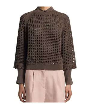Peserico Sequinned Cordone Knit Sweater