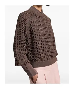 Peserico Sequinned Cordone Knit Sweater