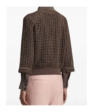 Peserico Sequinned Cordone Knit Sweater