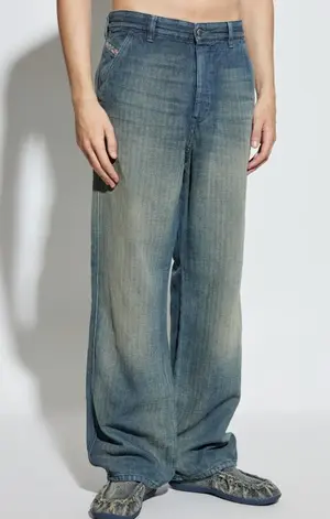 DIESEL® D-phant-chino Herringbone Jeans - Blue