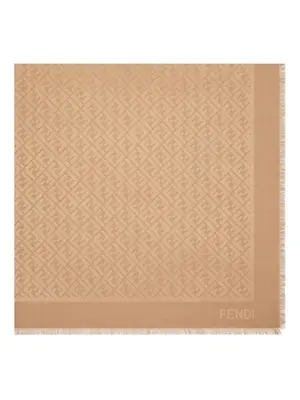 Fendi Ff Jacquard Stole