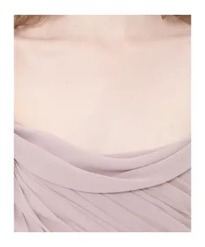 Valentino Garavani Strappy Dress With Pleated Design And Bow Detail