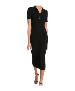Michael Kors Ribbed Polo Dress