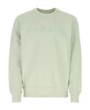 Alexander McQueen Logo Embroidered Crewneck Sweatshirt