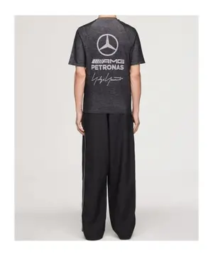 Y3 Mercedes Amg Petronas Logo T-shirt - Black/light Gray