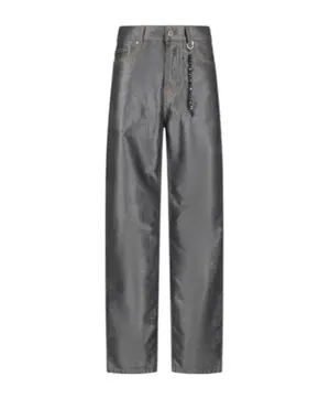 DARKPARK Chain Detail Wide-leg Pants