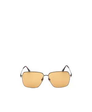 TOM FORD Square Frame Sunglasses - Nude