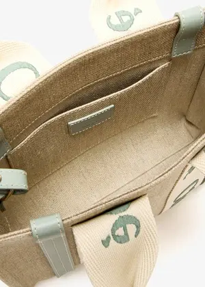 Chloé Woody Small Tote Bag - Nude