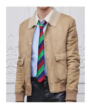 Dior Blouson Jacket With Contrasting Collar