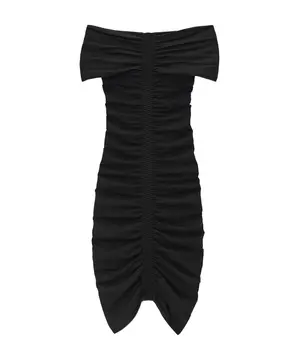 Alexander Wang Off-shoulder Ruched Dress