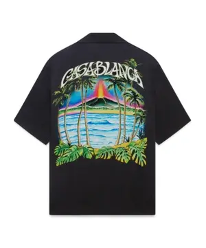 Casablanca Short-sleeved Straight-hem Shirt