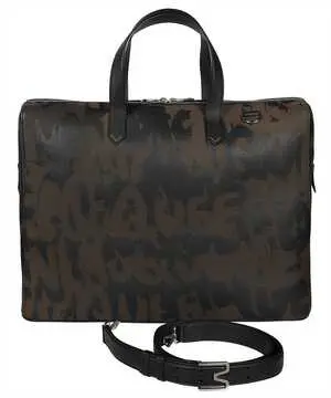 Alexander McQueen Graffiti Print Tote Bag