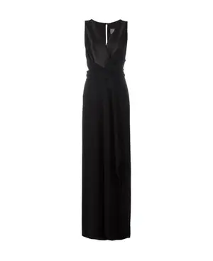 Max Mara Duilio Sleeveless V-neck Maxi Dress