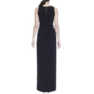 Max Mara Duilio Sleeveless V-neck Maxi Dress