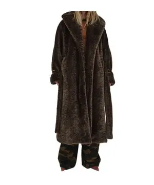 DARKPARK Madison Belted Faux Fur Coat