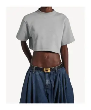 Balenciaga Cropped Oversized Top