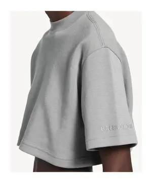 Balenciaga Cropped Oversized Top