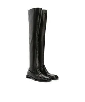 JIL SANDER Over-the-knee Stretch Nappa Leather Boots