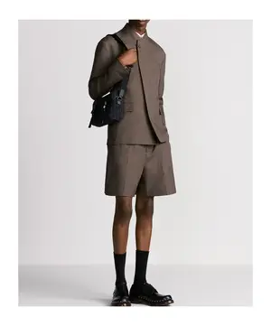 Dior Jacket With Stand Collar And Button Closure