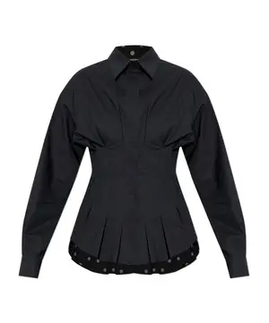 Moschino Long Sleeve Shirt With Polka Dot Detail