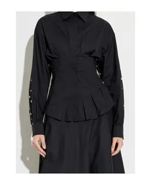 Moschino Long Sleeve Shirt With Polka Dot Detail