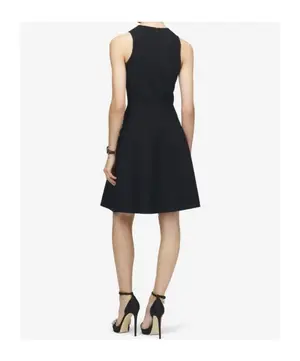 Alexander McQueen Lace Ribcage Jacquard Mini Dress