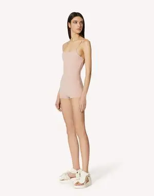 Red Valentino Crisscross Strap Lightweight Jumpsuit