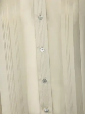 Stella McCartney Oversized Sheer Striped Panelled Shirt