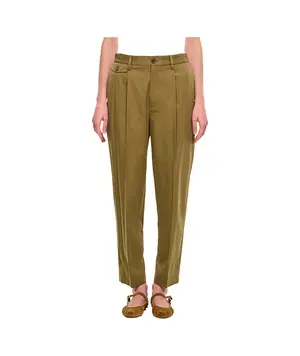 Ralph Lauren Gordon Gabardine Pleated Pants