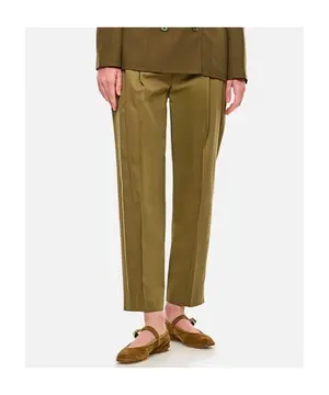Ralph Lauren Gordon Gabardine Pleated Pants