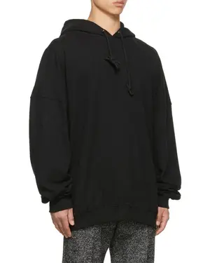 We11Done Logo Print Oversized Hoodie
