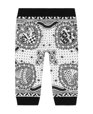 Dolce & Gabbana Bandana Print Jersey Track Pants
