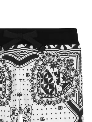 Dolce & Gabbana Bandana Print Jersey Track Pants