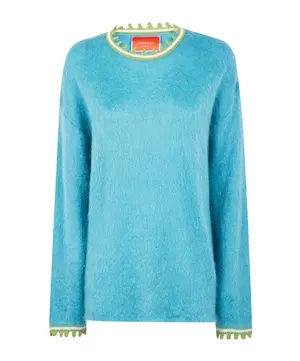La DoubleJ Camden Mohair Knit - Turquoise