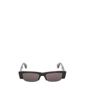 Alexander McQueen Rectangle Frame Sunglasses - Brown
