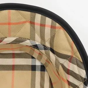 Burberry Quilted Logo Patch Bucket Hat