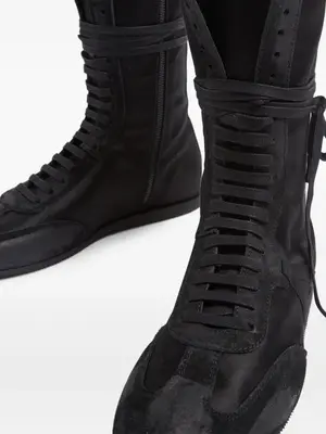ANN DEMEULEMEESTER Fides High-top Boxing Sneakers